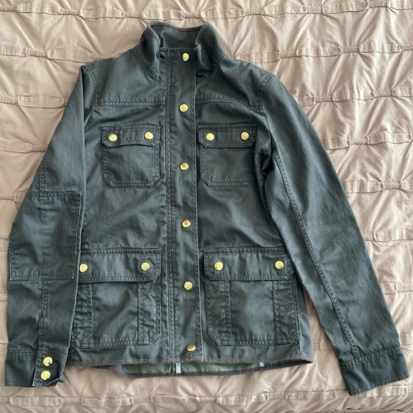 J. Crew Factory | Jackets & Coats | J Crew Factory Relaxed Boyfriend ...